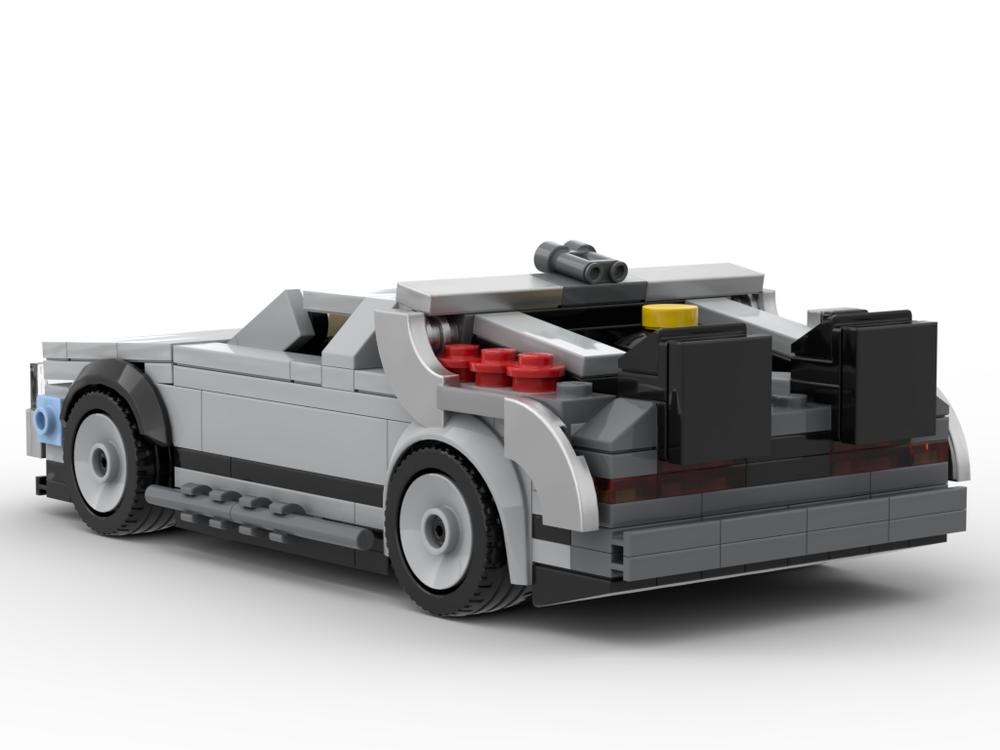 Lego Moc Delorean Dmc 12 And Delorean Time Machine By 6th Gear