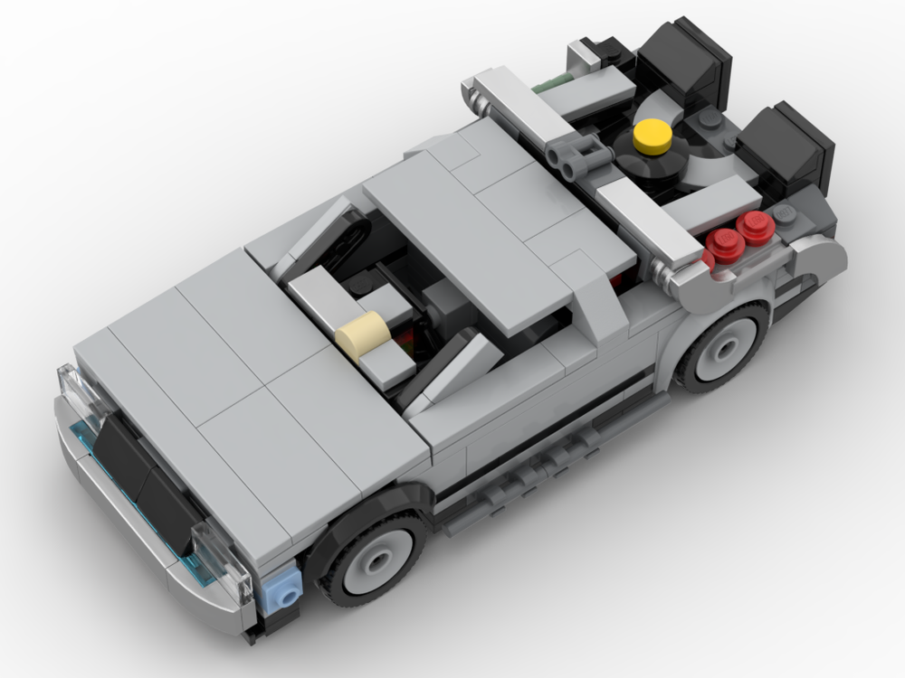 Lego Moc Delorean Dmc 12 And Delorean Time Machine By 6th Gear