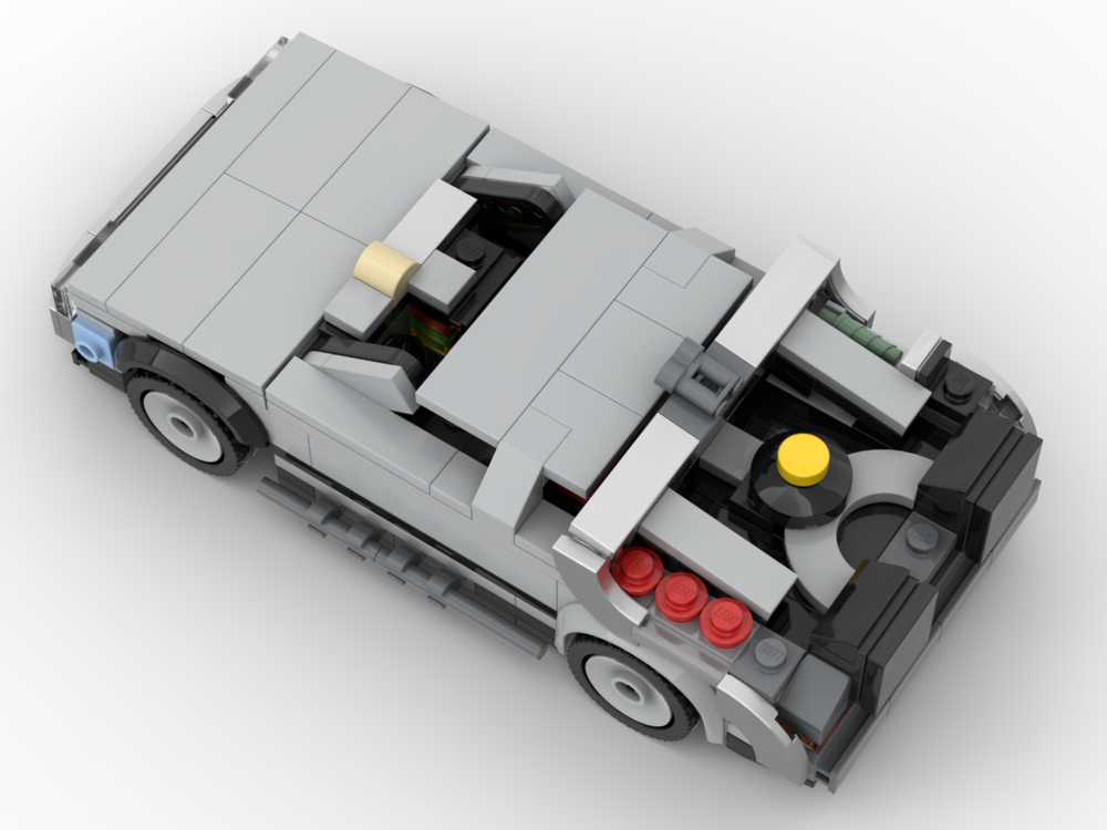 Lego Moc Delorean Dmc 12 And Delorean Time Machine By 6th Gear