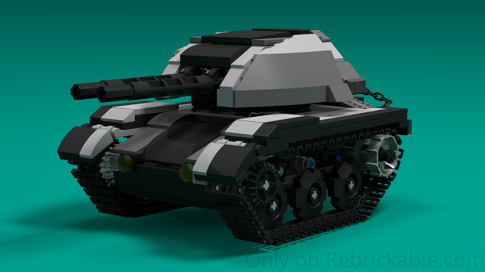 LEGO MOC Double Cannon Tank by Kusler | Rebrickable - Build with LEGO