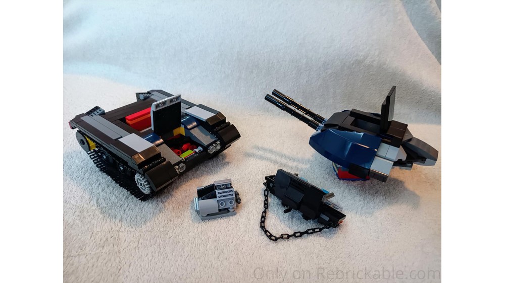 LEGO MOC Double Cannon Tank by Kusler | Rebrickable - Build with LEGO