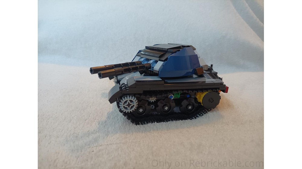 LEGO MOC Double Cannon Tank by Kusler | Rebrickable - Build with LEGO