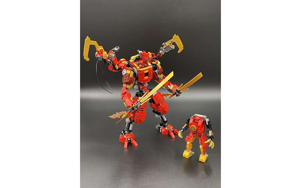 LEGO MOC Kai's Elemental Climber Mech Combo by ZTBricks | Rebrickable ...