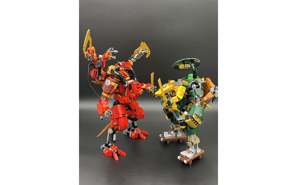 LEGO MOC Kai's Elemental Climber Mech Combo by ZTBricks | Rebrickable ...