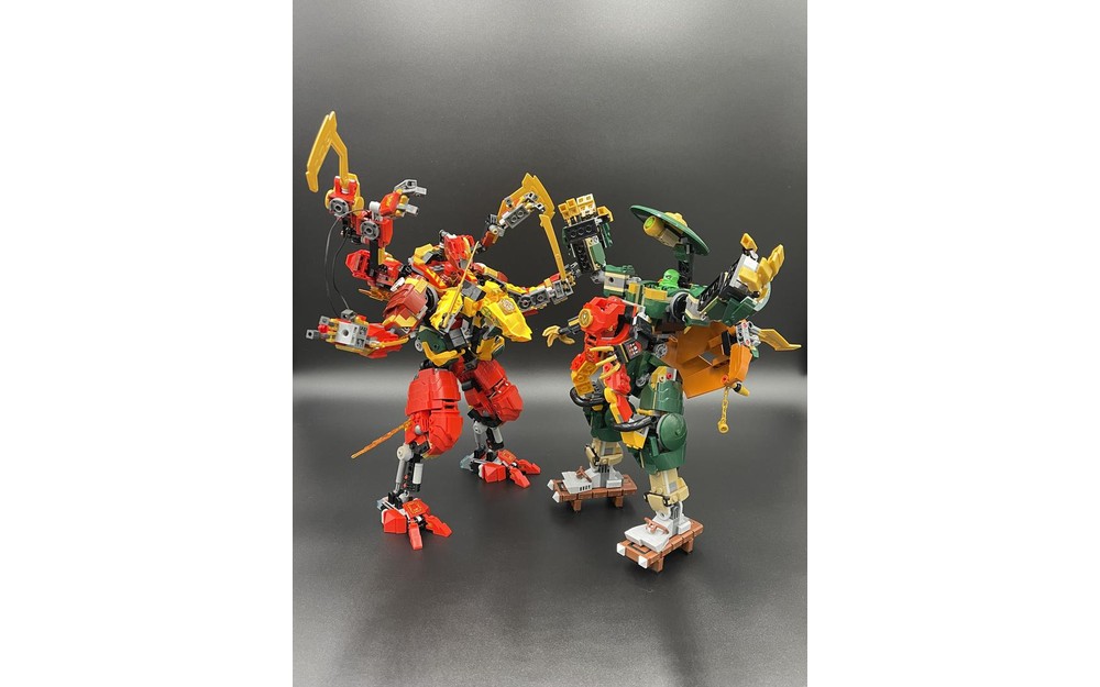 LEGO MOC Kai's Elemental Climber Mech Combo by ZTBricks | Rebrickable ...