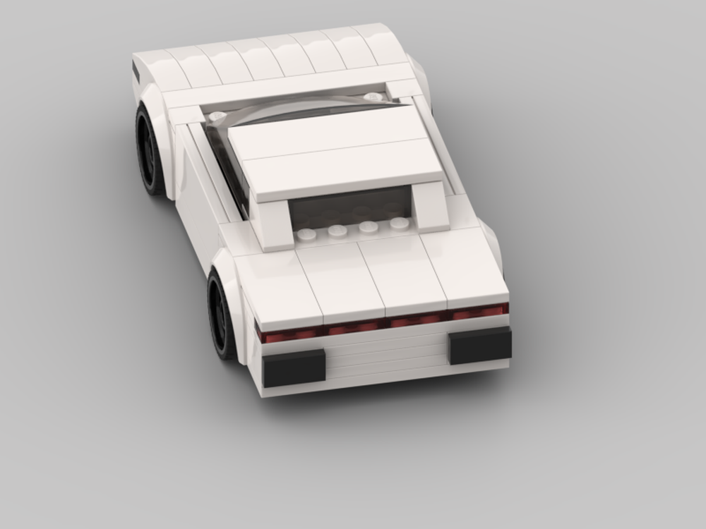 LEGO MOC 1984 Pontiac Fiero 2M4 by wonderbrickz | Rebrickable - Build ...