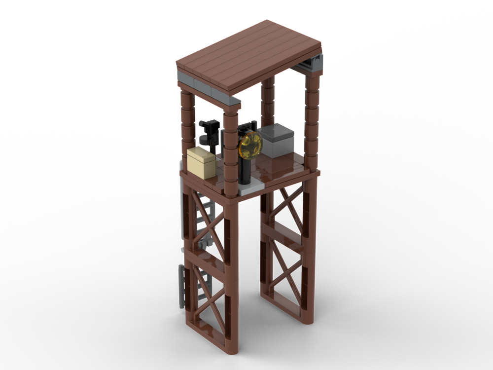LEGO MOC german watchtower by RightBrick | Rebrickable - Build with LEGO