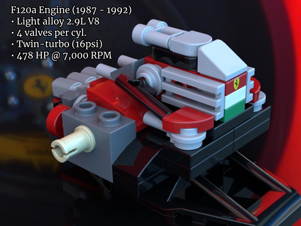 LEGO MOC Ferrari F40 F120a Engine Test Stand by MadDadBricks ...