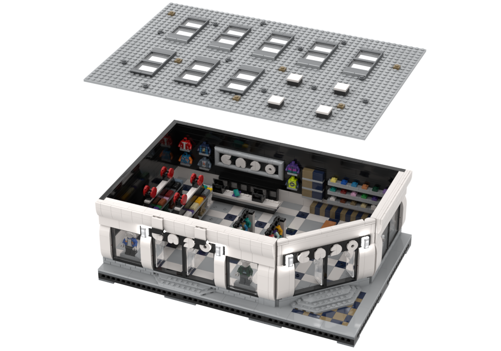 Lego Moc Clothing Store For Shopping Mall Caso By Orchardbuilds