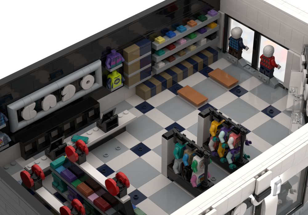 Lego Moc Clothing Store For Shopping Mall Caso By Orchardbuilds