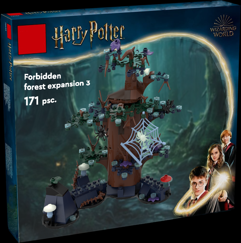LEGO MOC Forbidden forest expansion 3 by Polokot | Rebrickable - Build ...