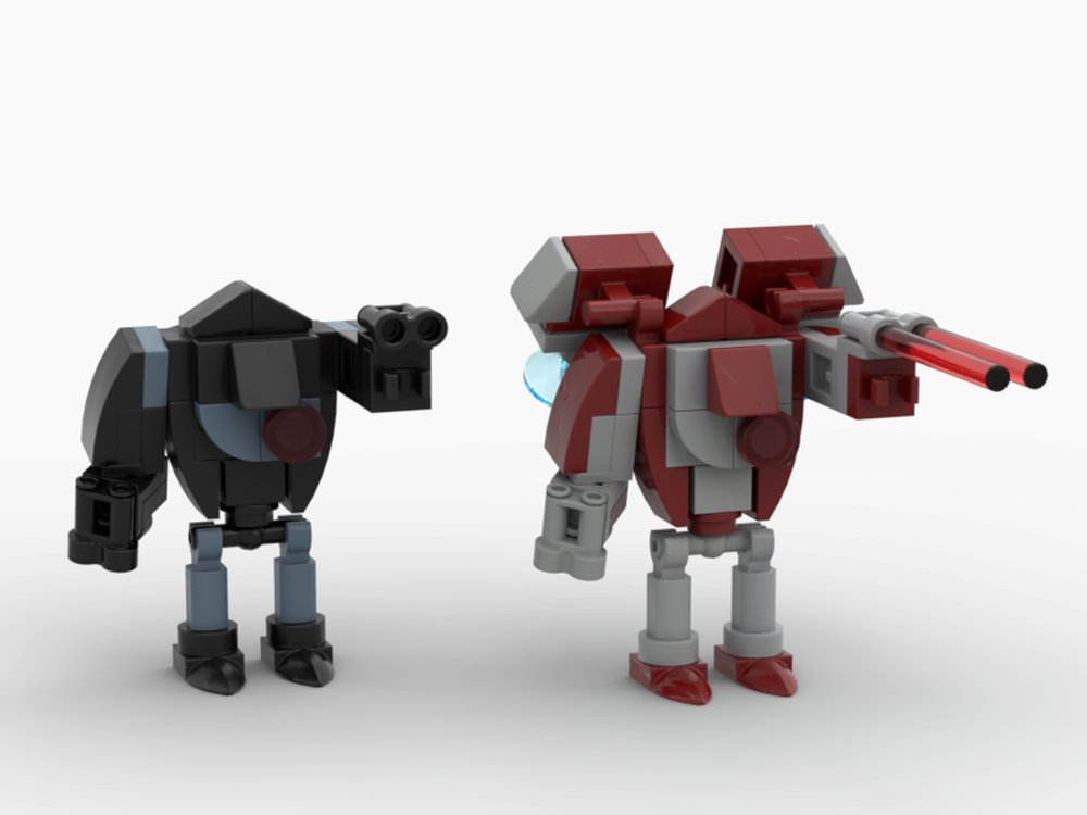 LEGO MOC B2-RP Super Battle Droid and Rocket Trooper (Droid Minifigure ...