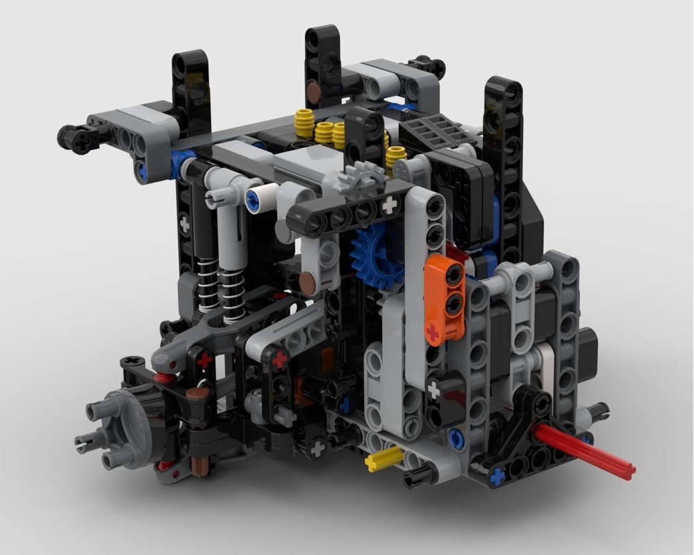 LEGO MOC front diff lock for Mercedes-Benz G 500 PROFESSIONAL Line ...