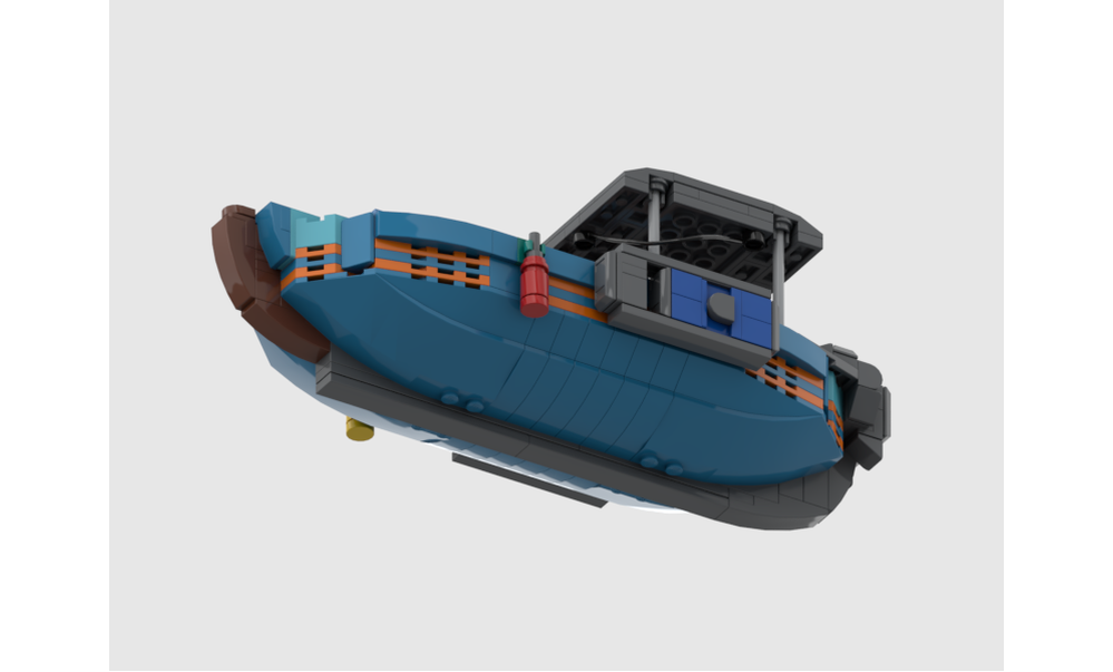 LEGO MOC Pabu fishing vessel by thelegowolfpack | Rebrickable - Build ...