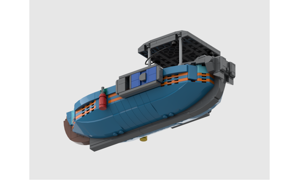 LEGO MOC Pabu fishing vessel by thelegowolfpack | Rebrickable - Build ...