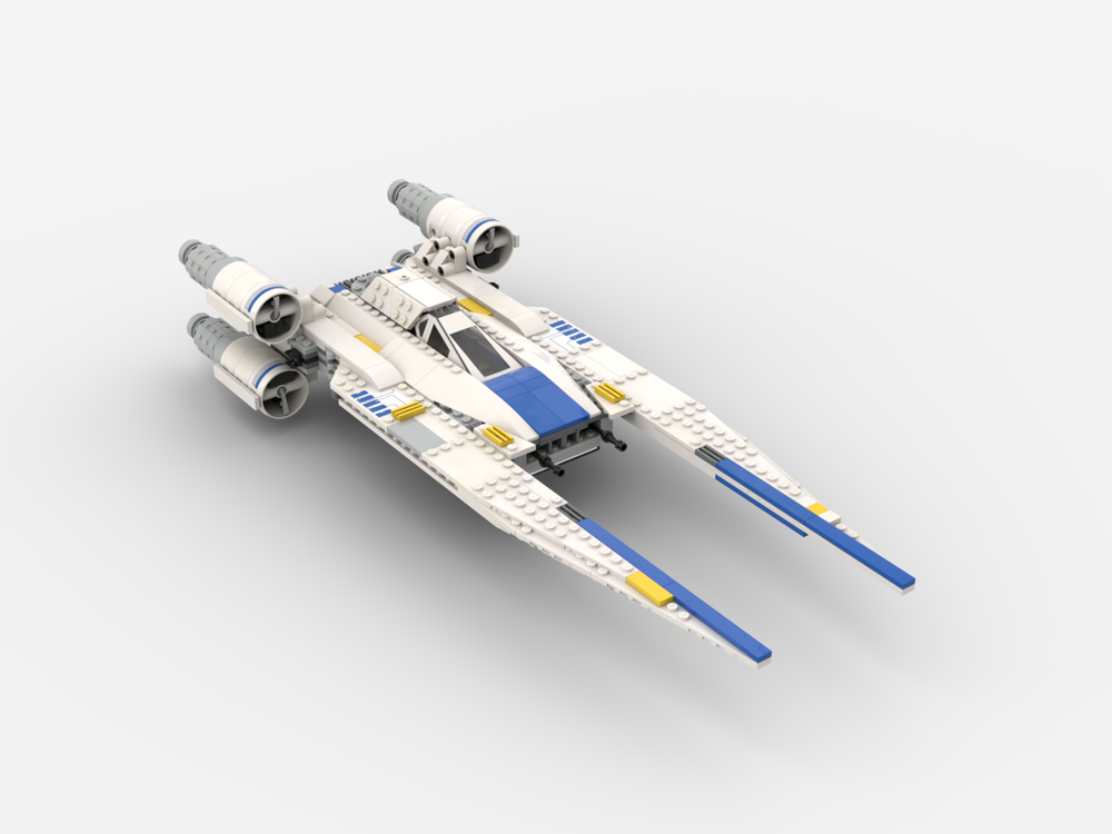 Lego Moc U Wing Mod By Quarries Workshop Rebrickable Build With Lego