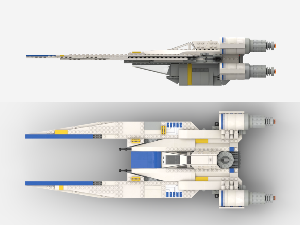 Lego Moc U Wing Mod By Quarries Workshop Rebrickable Build With Lego