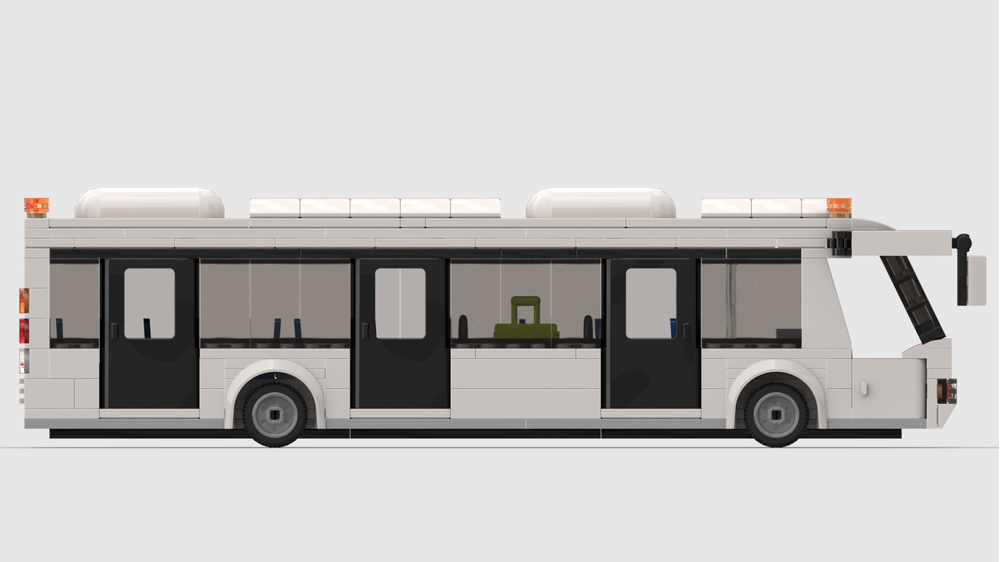 LEGO MOC Airport shuttle bus by phigeon | Rebrickable - Build with LEGO