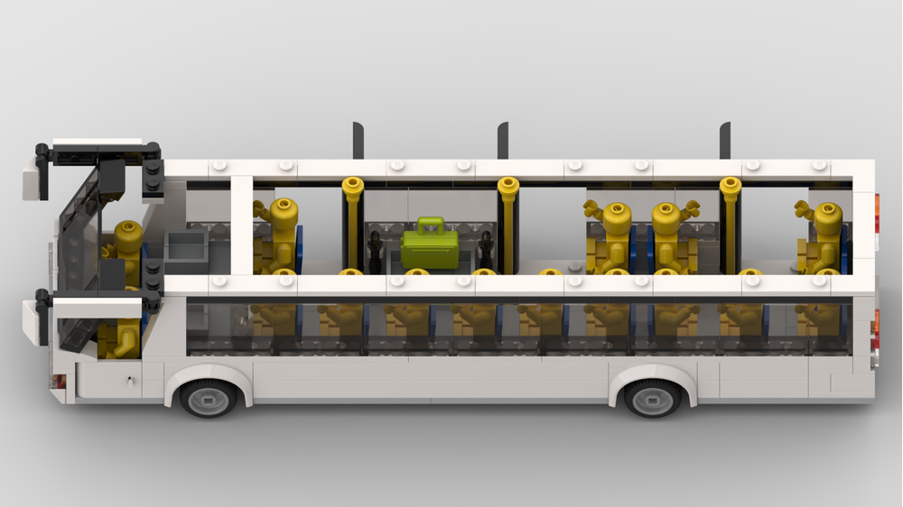 LEGO MOC Airport shuttle bus by phigeon | Rebrickable - Build with LEGO
