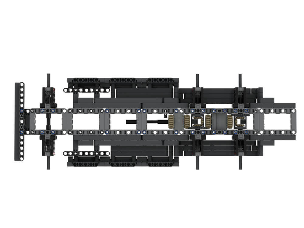 LEGO MOC Custom truck chassis by Lethiangames | Rebrickable - Build ...
