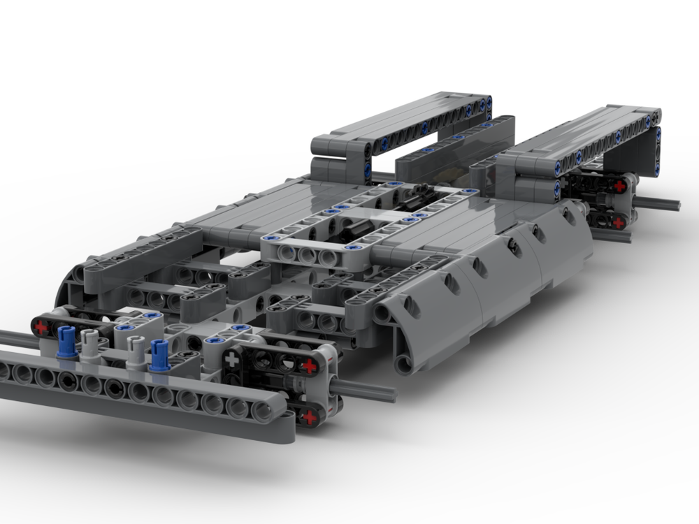LEGO MOC Custom truck chassis by Lethiangames | Rebrickable - Build ...
