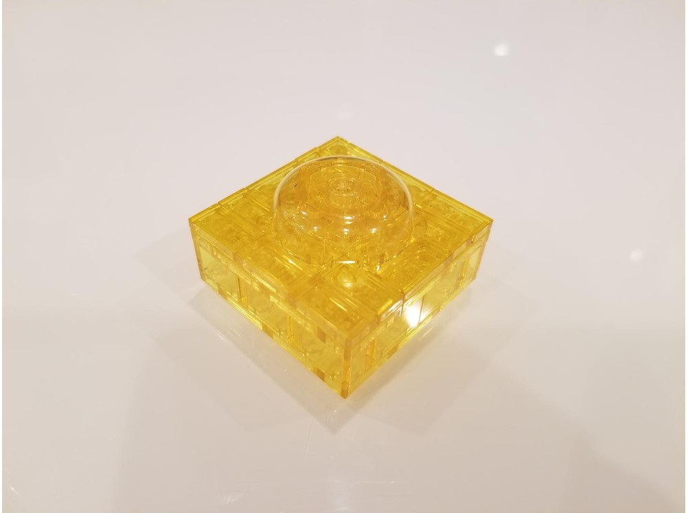 LEGO MOC Upscaled trans-plate 1x1 (red & yellow) by Briquoleur ...