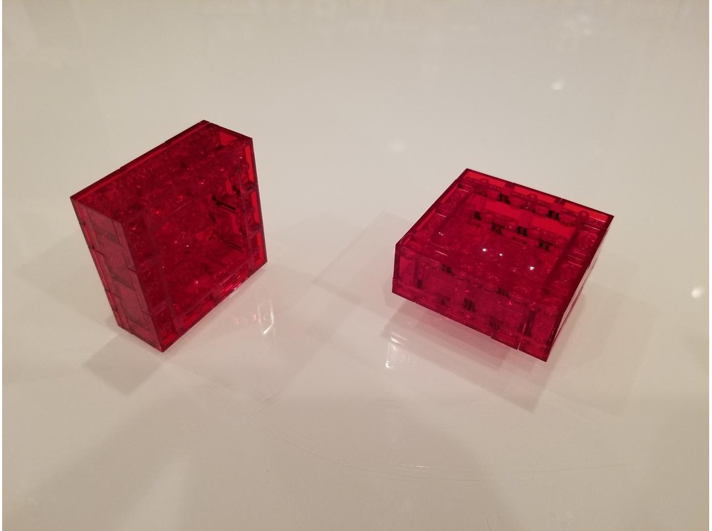 LEGO MOC Upscaled trans-plate 1x1 (red & yellow) by Briquoleur ...