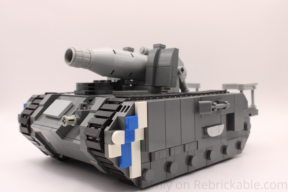 LEGO MOC Warhammer 40k Medusa Siege Tank by ironpenguin | Rebrickable ...
