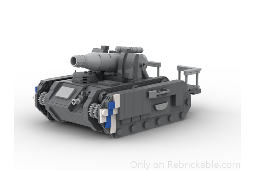 LEGO MOC Warhammer 40k Medusa Siege Tank by ironpenguin | Rebrickable ...