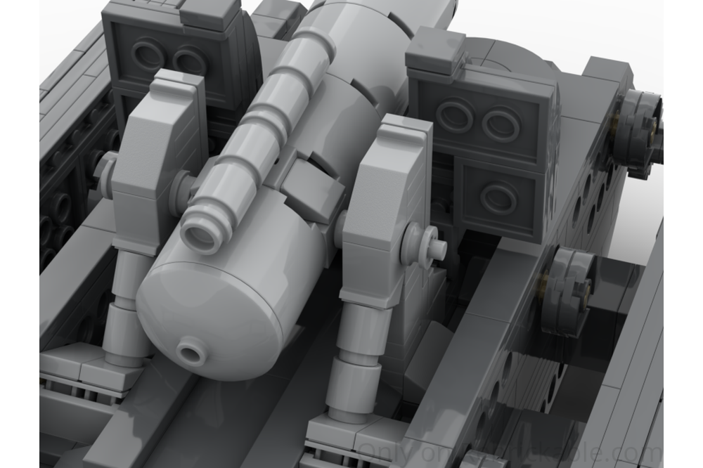 Lego Moc Medusa Siege Tank By Ironpenguin Rebrickable Build With Lego