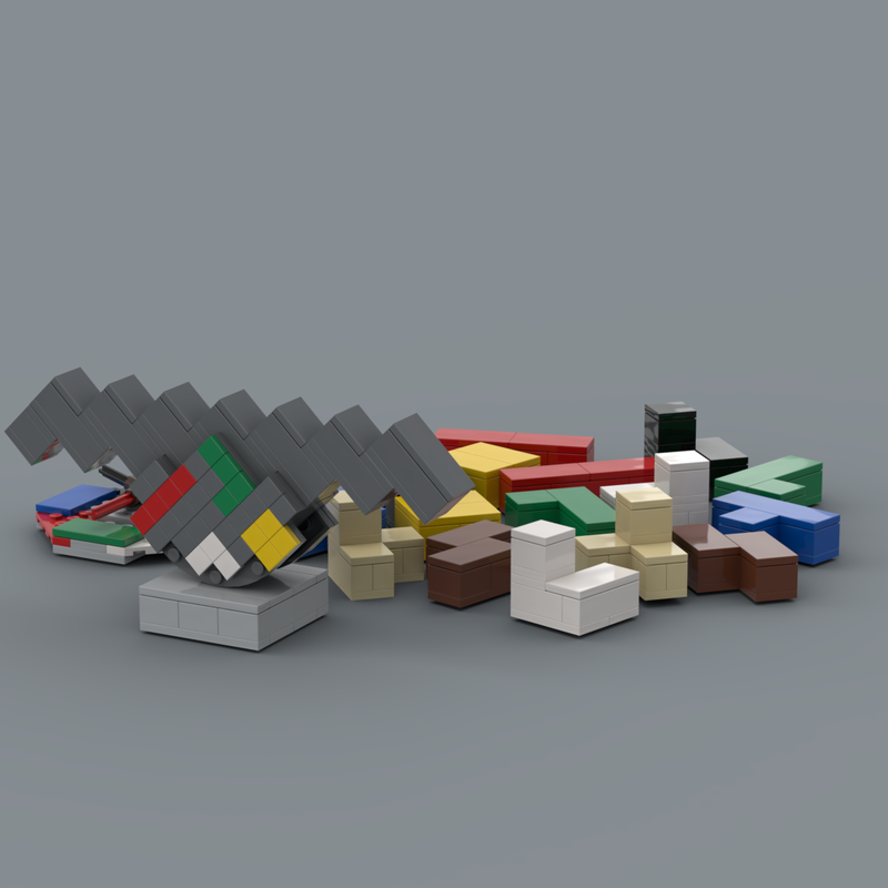 LEGO MOC Lego Balance Tetris by birdbrickbuilds | Rebrickable - Build ...