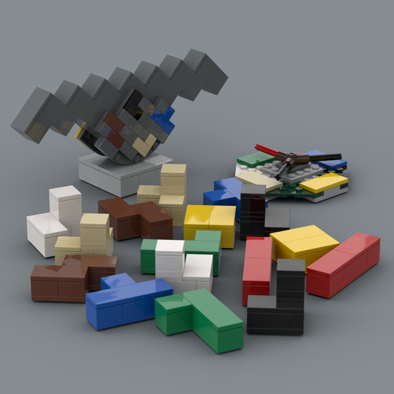 LEGO MOC Lego Balance Tetris by birdbrickbuilds | Rebrickable - Build ...