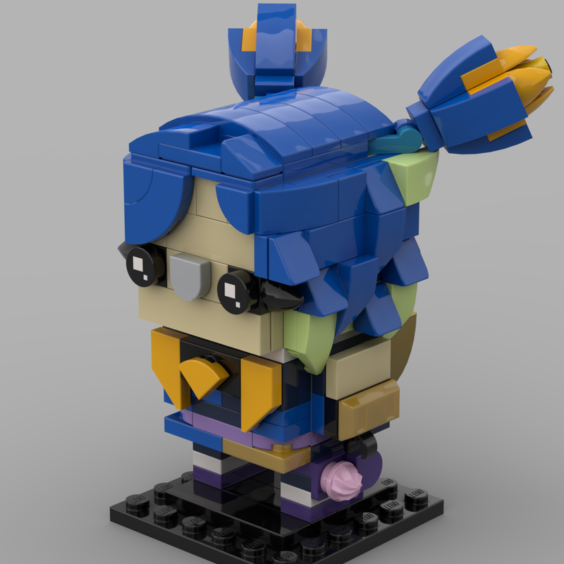 LEGO MOC Neon Valorant Brickhead by SatFair | Rebrickable - Build with LEGO