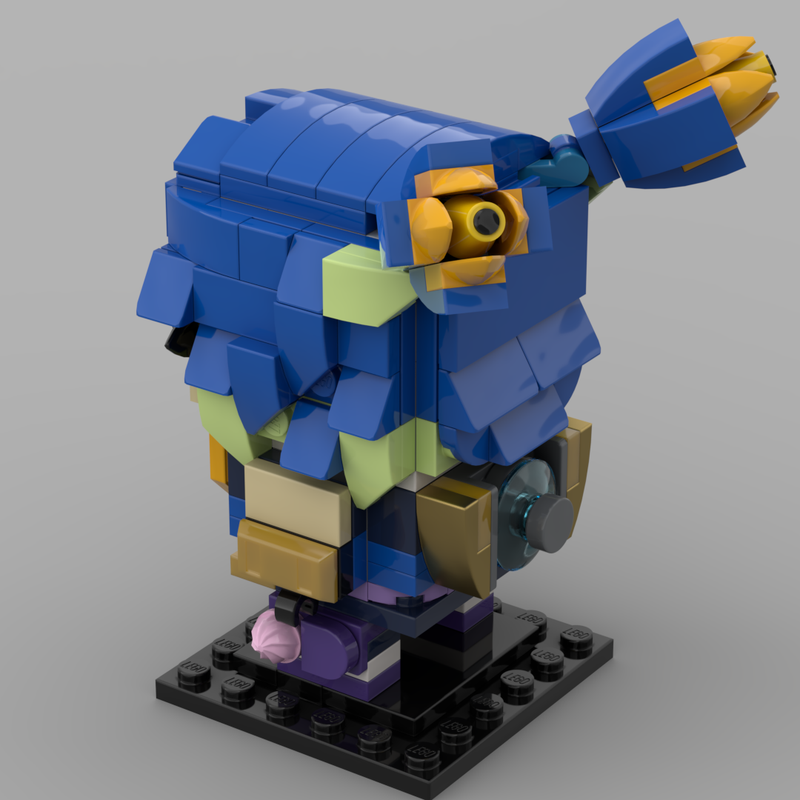 LEGO MOC Neon Valorant Brickhead by SatFair | Rebrickable - Build with LEGO