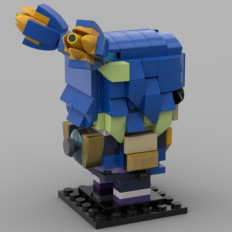 LEGO MOC Neon Valorant Brickhead by SatFair | Rebrickable - Build with LEGO
