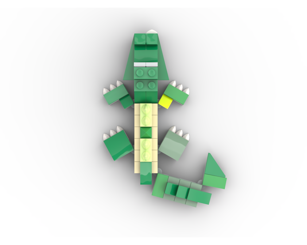 LEGO MOC Happy Alligator by EVA001 | Rebrickable - Build with LEGO