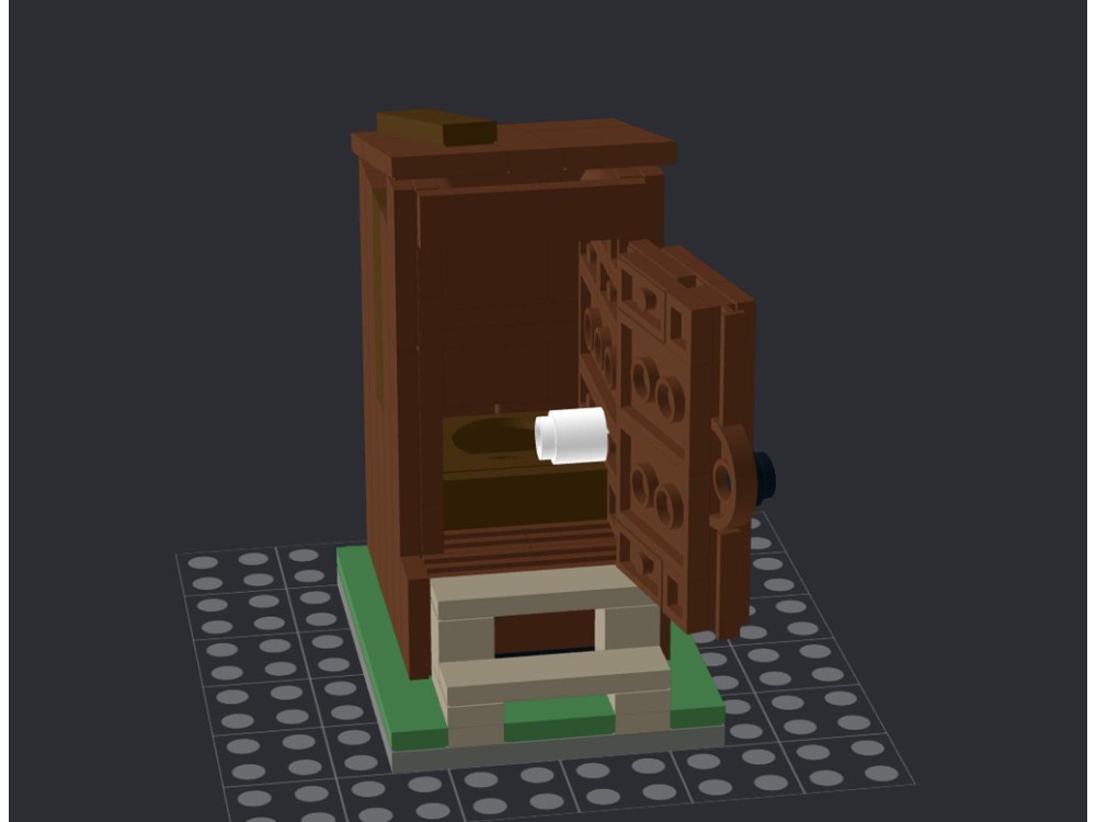 LEGO MOC outhouse by cornflake67 | Rebrickable - Build with LEGO
