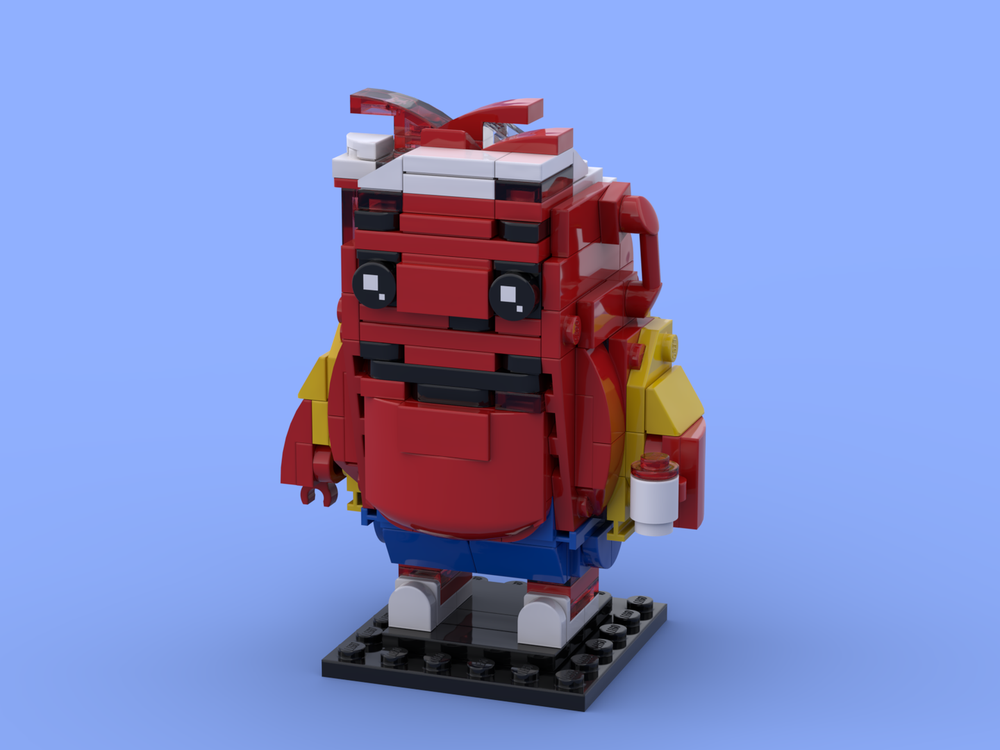 LEGO MOC Kool-Aid Man Brickheadz by Penguins and plastic | Rebrickable ...