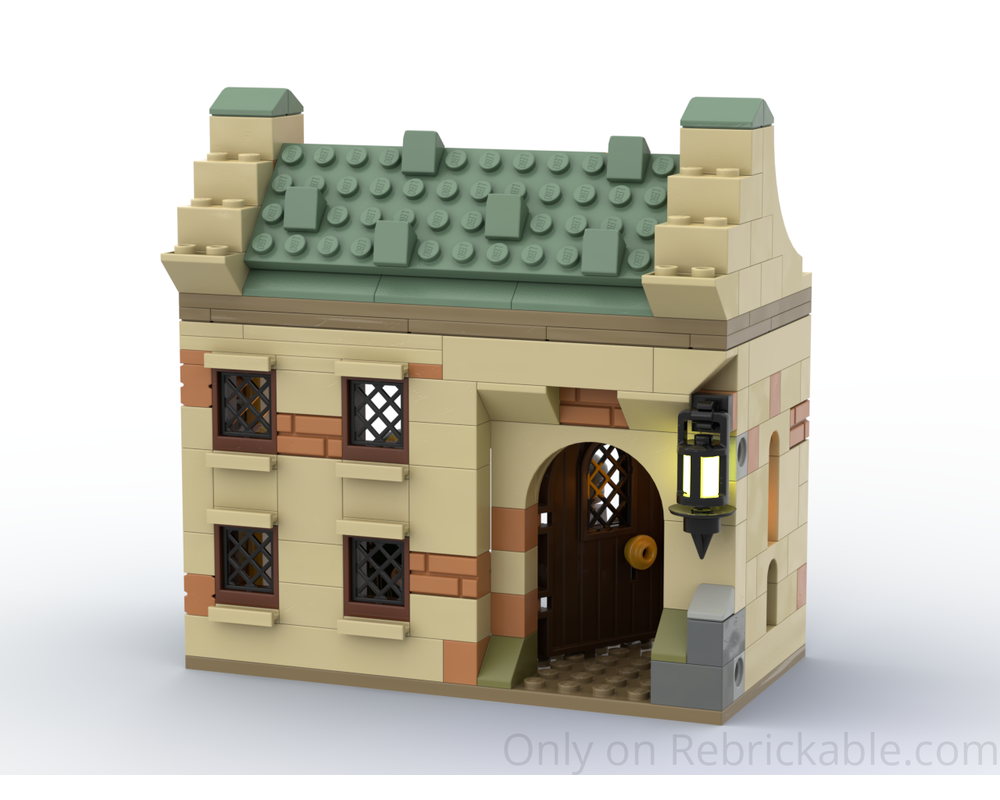 Lego Moc Hp Modular The Quad Portrait Corridor By Gobsmack
