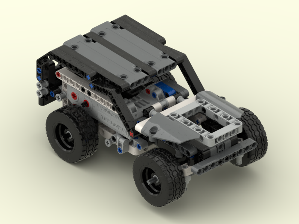Lego Moc Supersonic Mini Racer By Technicrcgarage Rebrickable