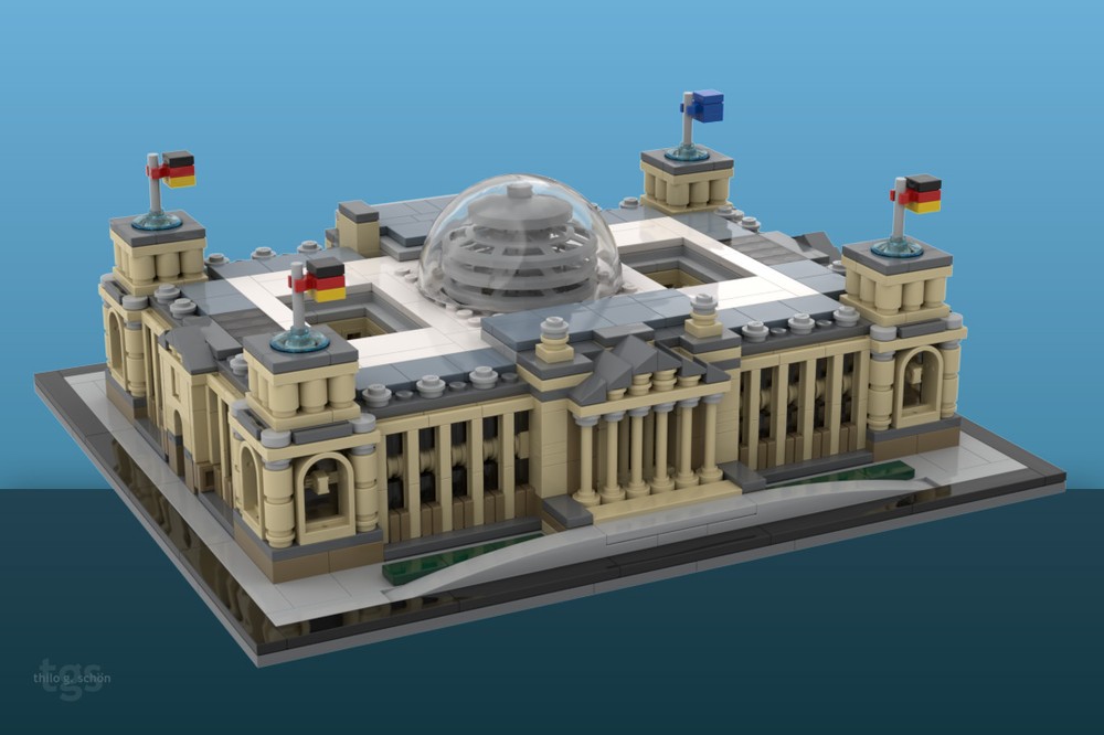 LEGO MOC Reichstag Berlin by T.Brick | Rebrickable - Build with LEGO
