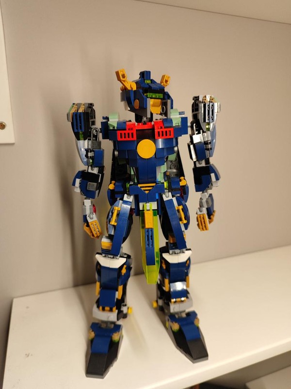 LEGO MOC Mech A.R.C. 12-41 Carbon Navy by Mechynizm | Rebrickable ...