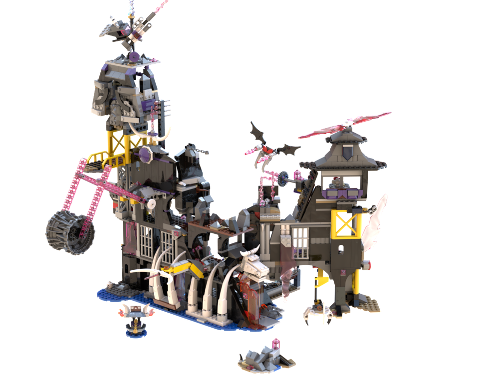LEGO MOC Garmadon's mega fortress by Buttermaster42 | Rebrickable ...