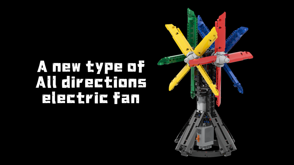 LEGO MOC New type of electric fan by Love张堰清 | Rebrickable - Build with ...
