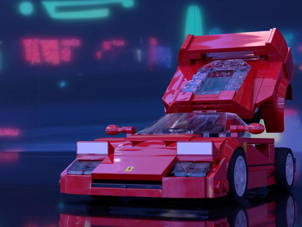 LEGO MOC MadDadBricks' ULTIMATE FREE F40 Mod Pack by MadDadBricks | Rebrickable - Build with LEGO