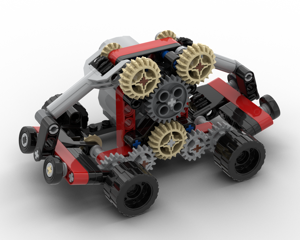 LEGO MOC Direction Switching Car by 2in1 | Rebrickable - Build with LEGO