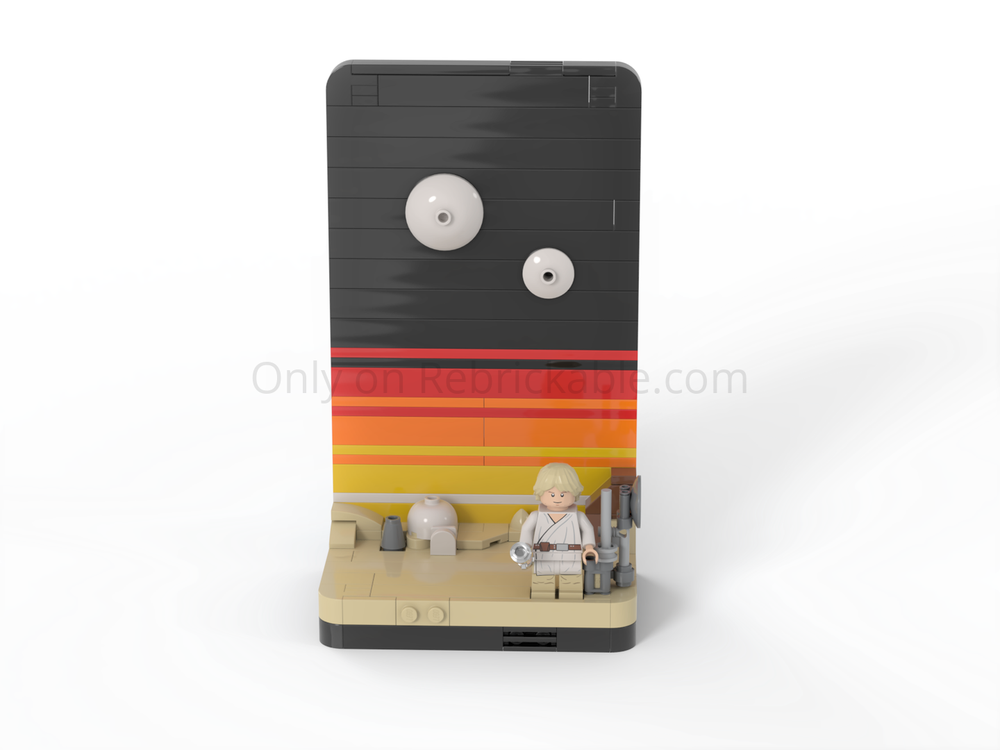 LEGO MOC Luke Sunset Diorama by Kiwi-Bricks | Rebrickable - Build with LEGO