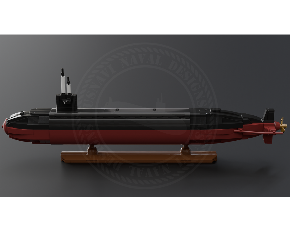 Lego Moc Permit Class Submarine By Usnavi Rebrickable Build With Lego