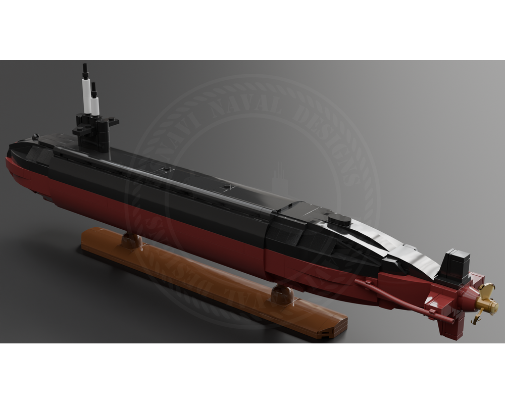 Lego Moc Permit Class Submarine By Usnavi Rebrickable Build With Lego