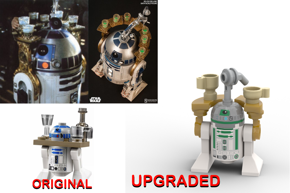 LEGO MOC Droid Bartender Attachment (R2D2 on Sail Barge) by Renk ...